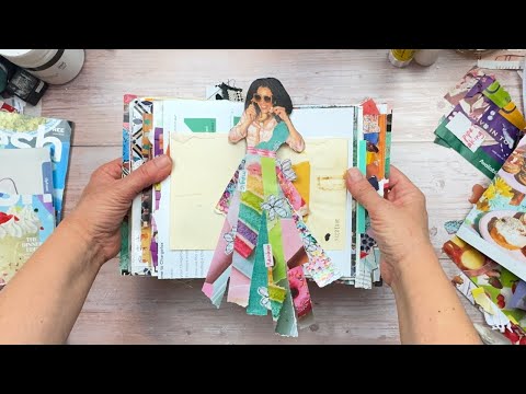More ways to use only FREE magazines to decorate your Junk Journal