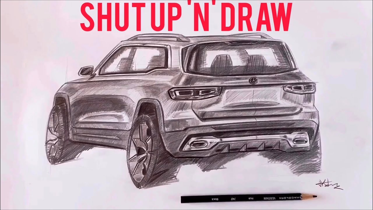 SHUT UP 'N" DRAW Mercedes benz GLB class - YouTube