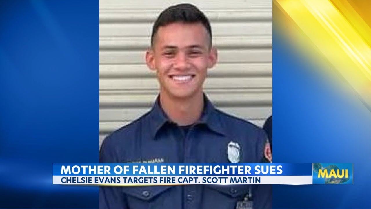Maui firefighter's mother sues supervisor over line-of-duty death - YouTube