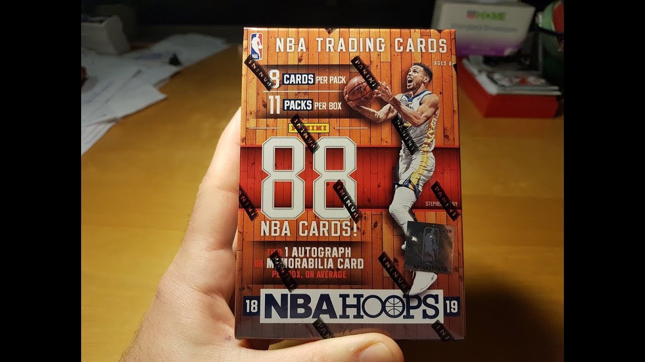 Panini 2018-19 NBA Hoops Blaster Box Break and Review - YouTube