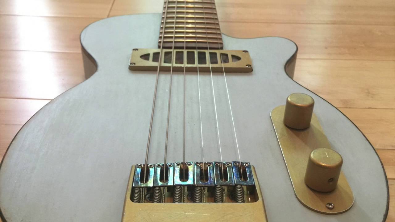 Island Instrument Manufacture "Traveler" 23.5 scale guitar - YouTube