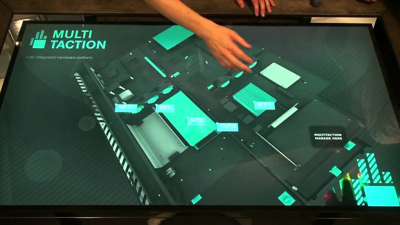 MultiTaction® Cell 55" Technology - YouTube