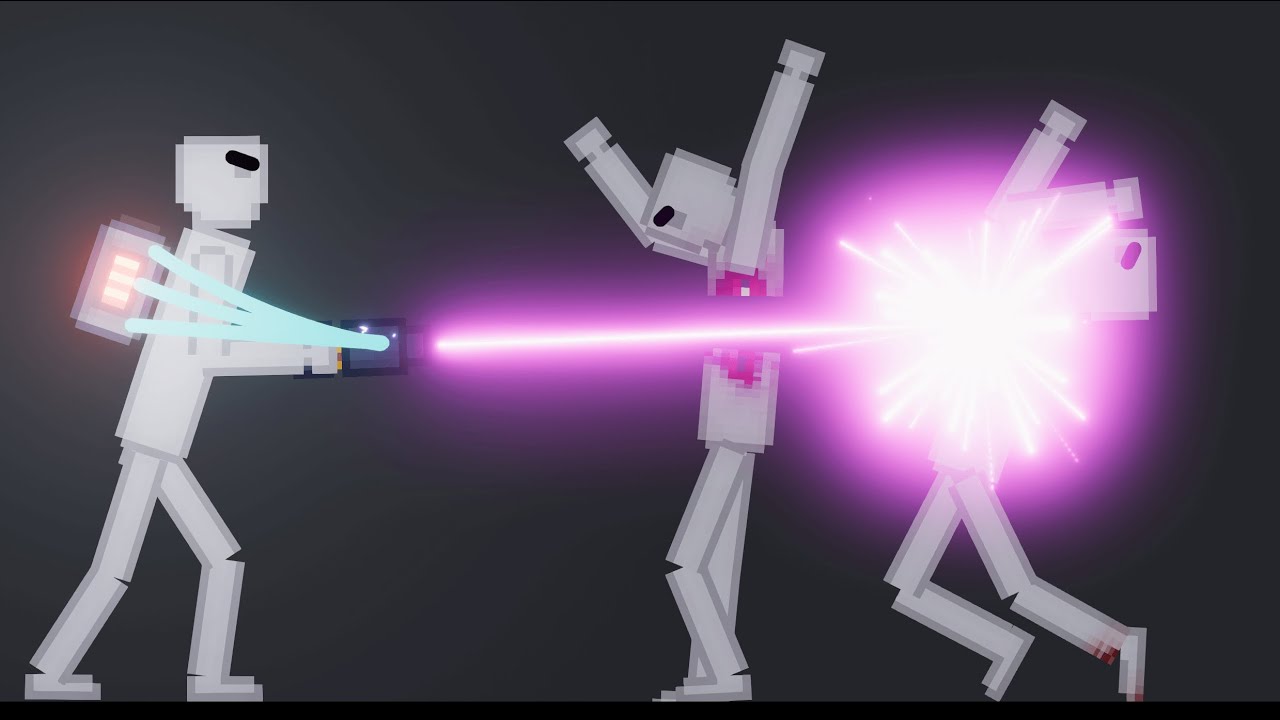 High Powered Lasers Vs Humans In People Playground Youtube