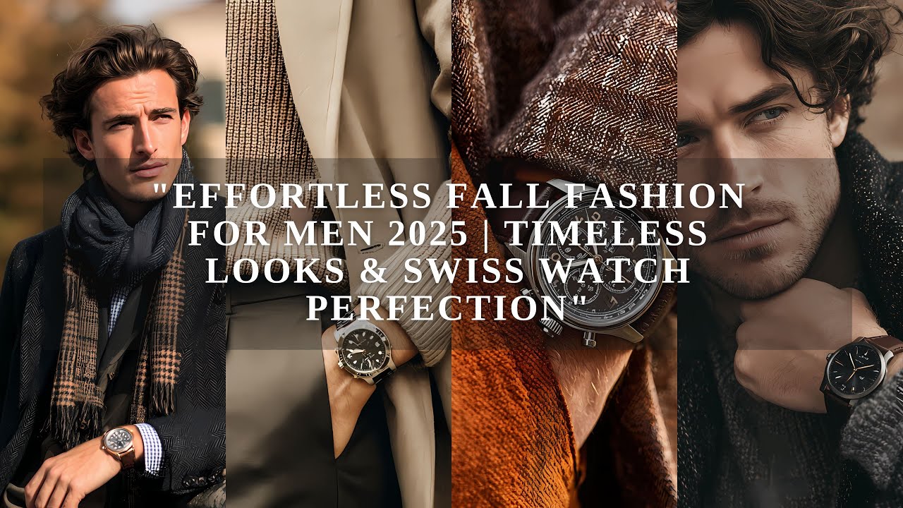 Effortless Fall Fashion for Men 2025 | Timeless Looks & Swiss Watch ...