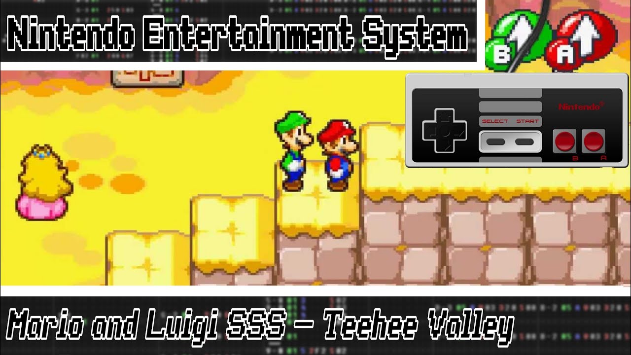 [8-bit Nes] Mario and Luigi Superstar Saga - Teehee valley (RP2A03 ...