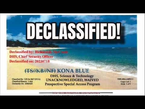 AARO declassifies KONA BLUE project. CONSCIOUSNESS steering ships ...