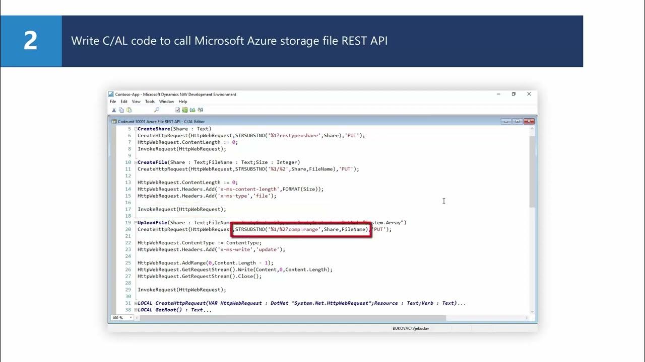 Dynamics NAV 2016 - How Do I Handle File Management in CAL Code When Running in Azure - YouTube