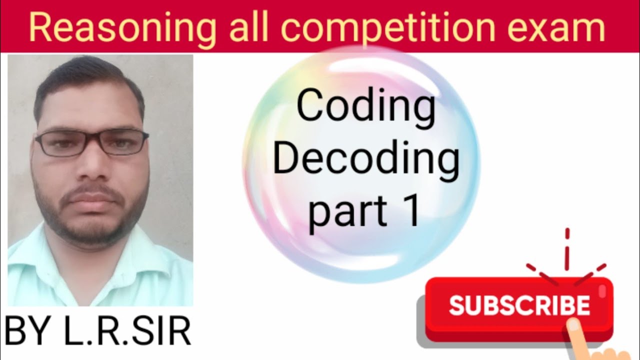Coding-decoding basic reasoning all competative exams शून्य से शिखर तक ...