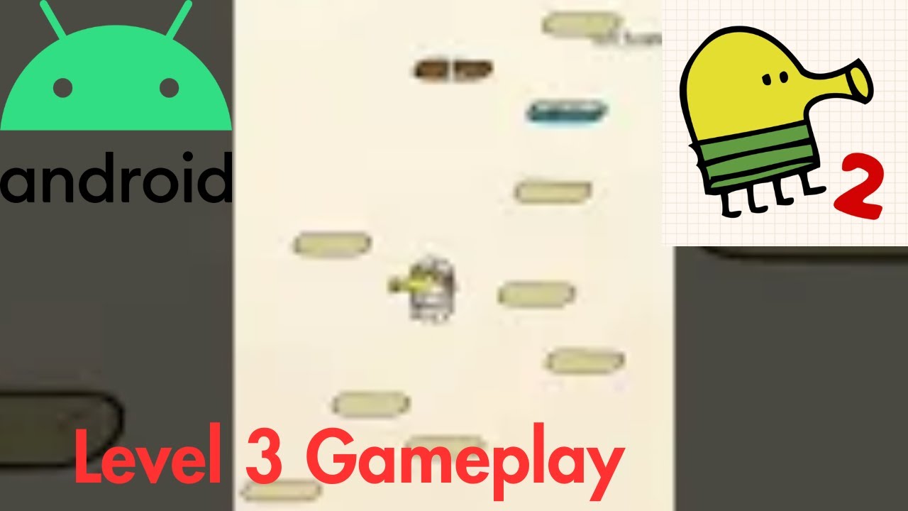 Doodle Jump 2 for Android: Level 3 Gameplay (1666 Points, 5 Stars ...