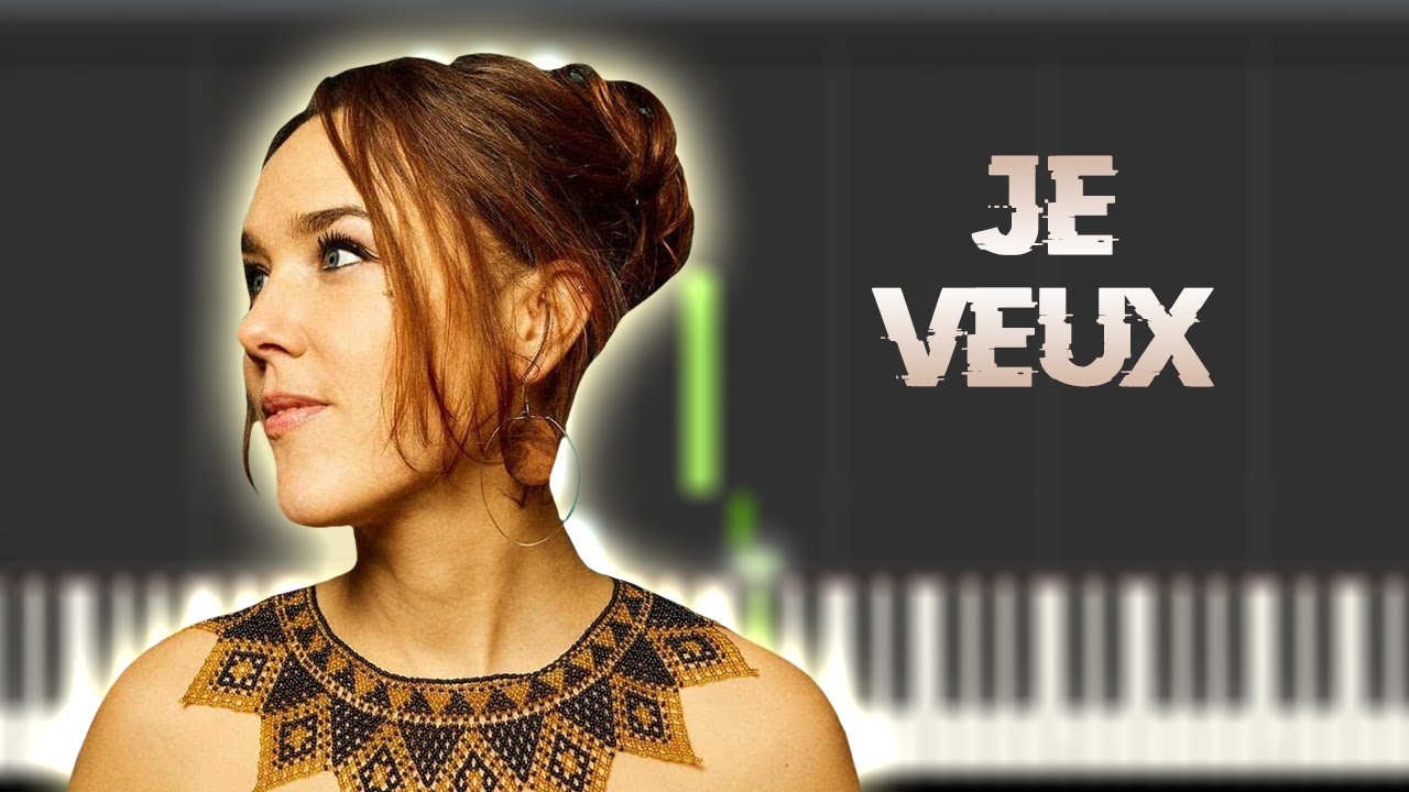 Zaz - Je veux | Instrumental Piano Tutorial / Partitura / Karaoke ...