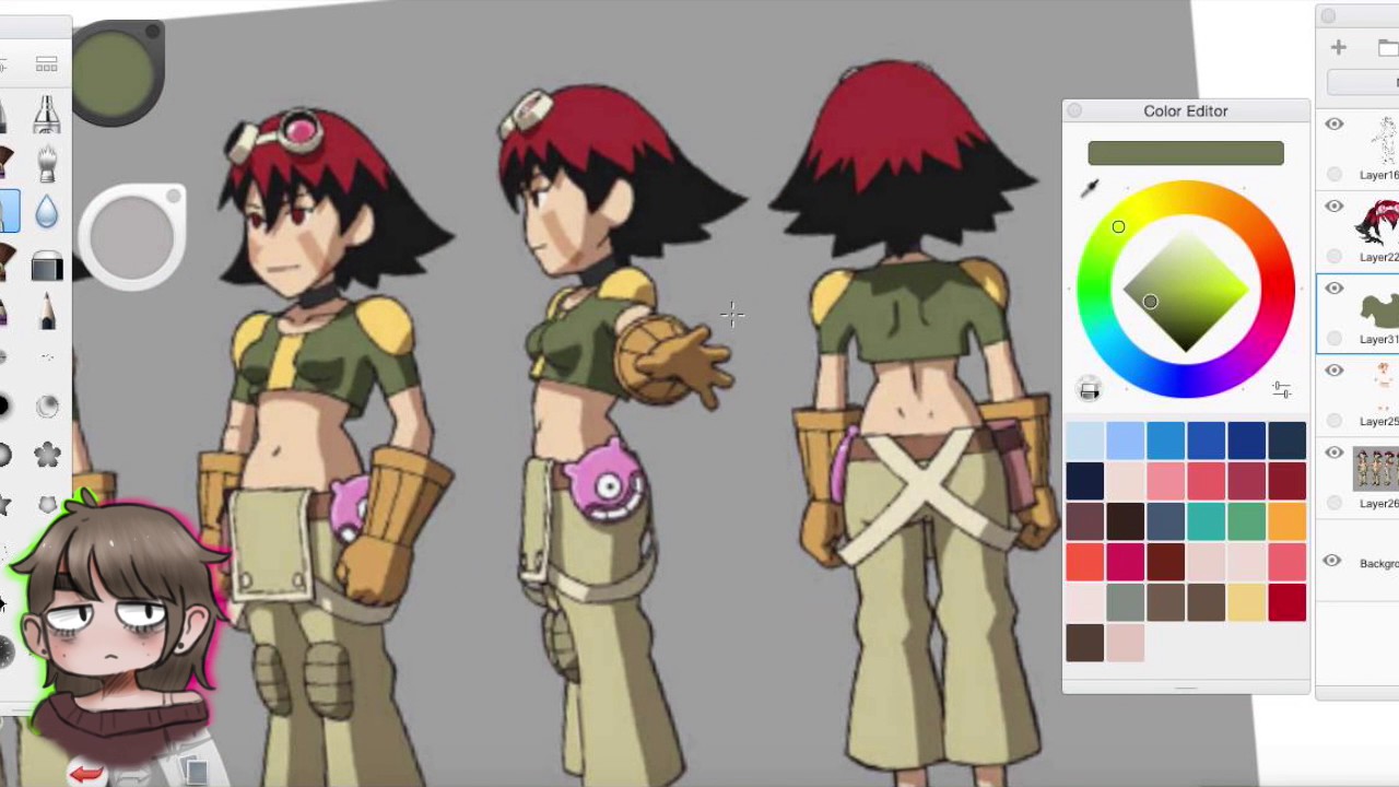 eva wei ( Oban Star Racers ) - speedpaint - YouTube