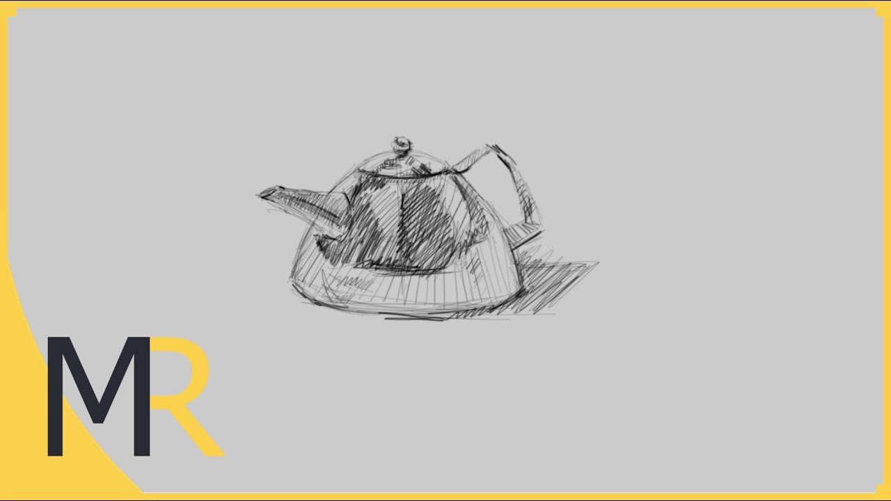 رسم ابريق ☕️ اوت لاين سكتش Sketch Youtube