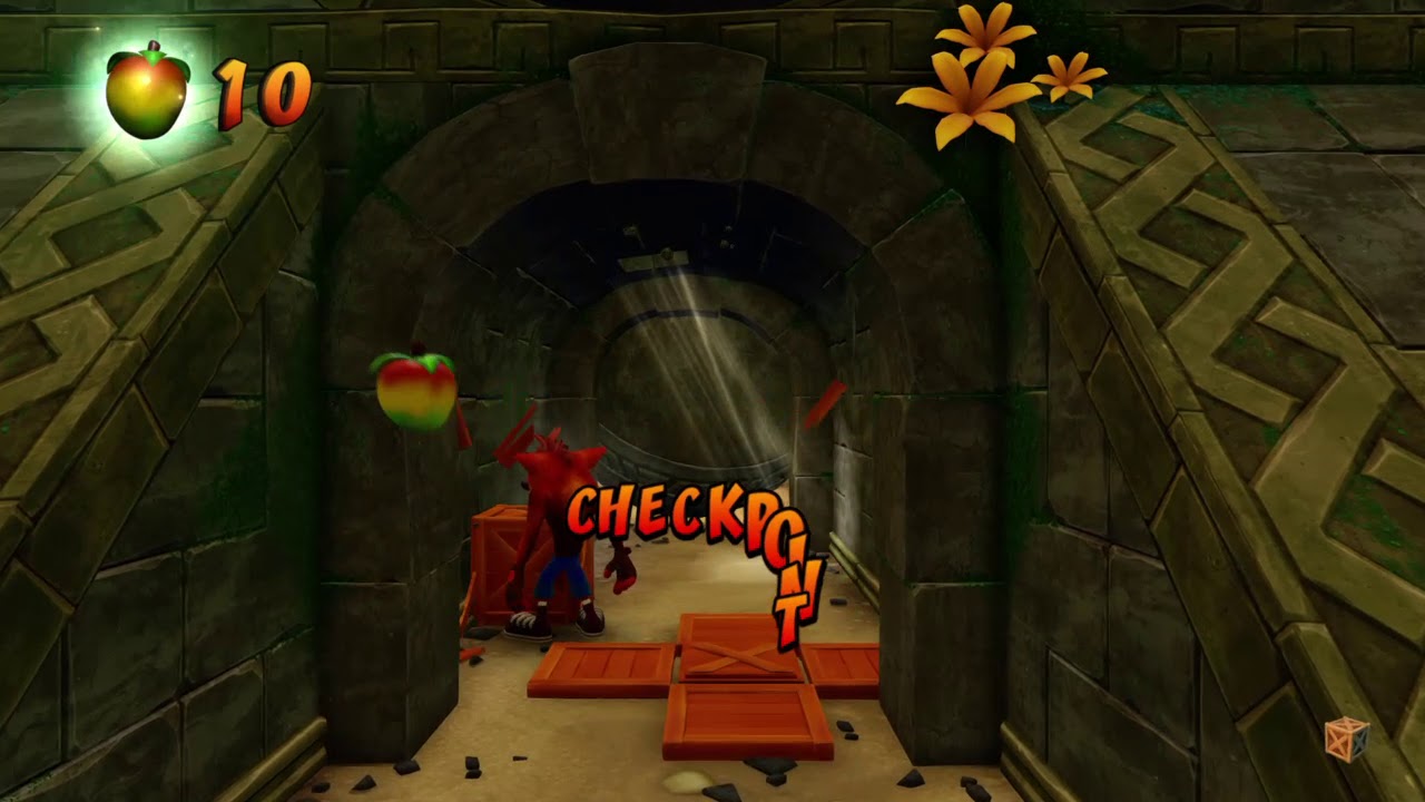 Crash Bandicoot N. Sane Trilogy_ The Wumpa island BOULDERS Allboxes GEM ...