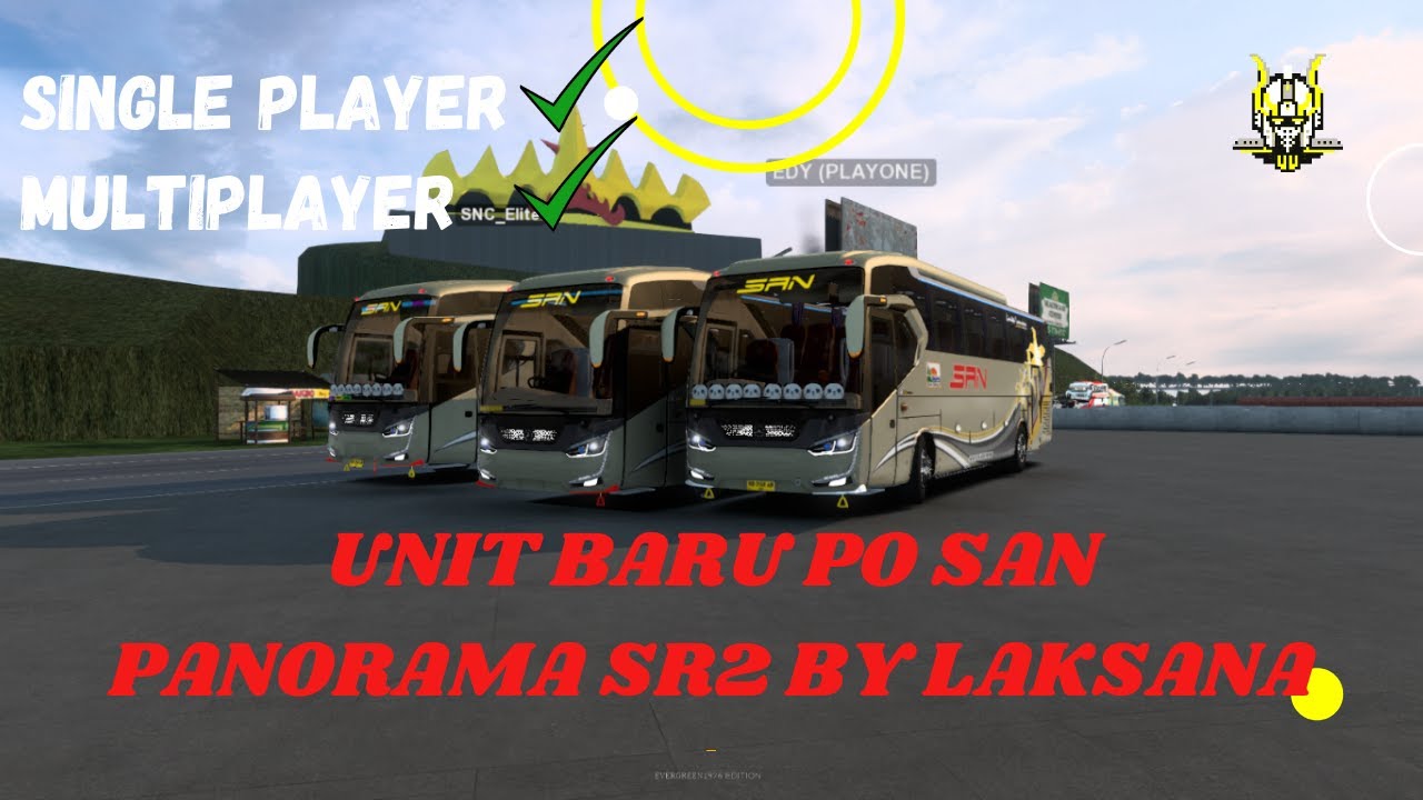 UNIT BARU PO SAN PANORAMA SR2 LAKSANA - ETS2 MULTIPLAYER 1.41 UP - YouTube