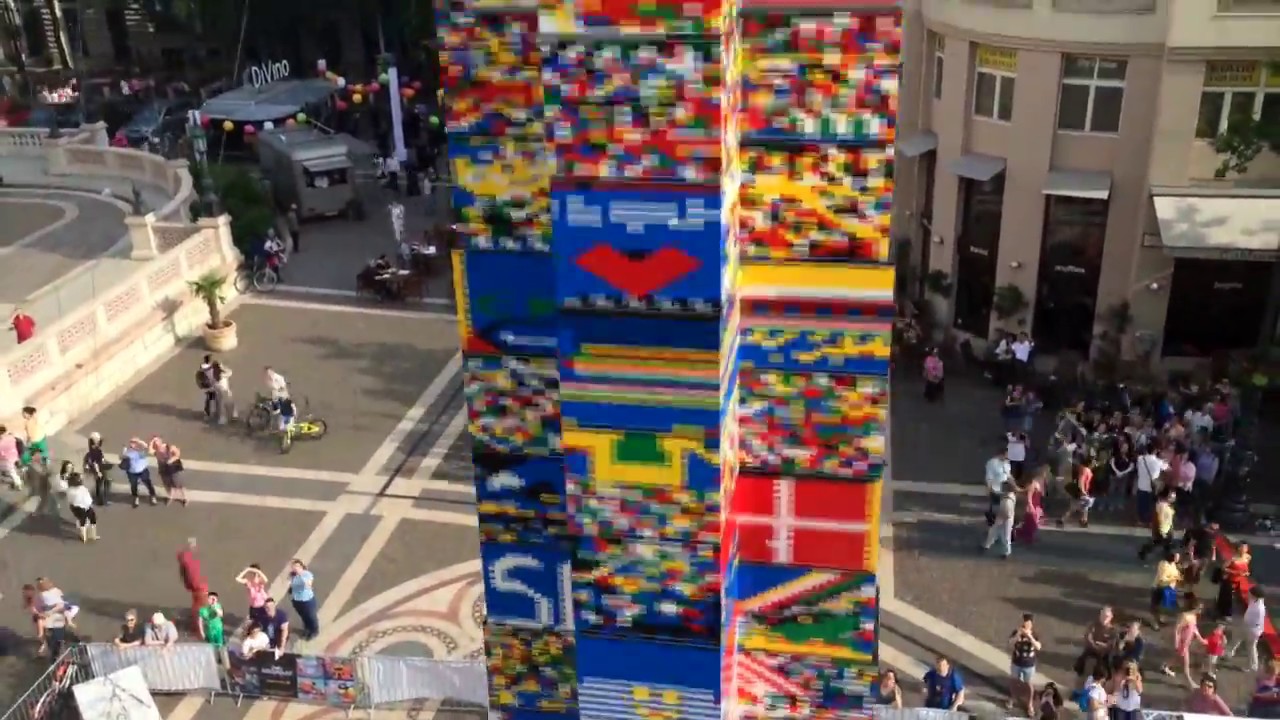 Hungarian Lego Tower World Record - YouTube