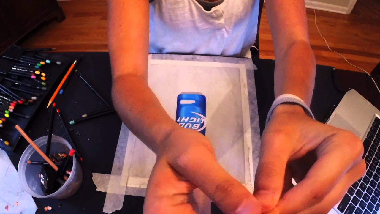 Bud Light Drawing (Time Lapse) - YouTube