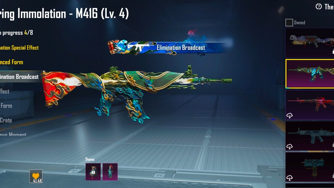 Finally MAXOUT my New M416 | ROARING IMMOLATION M416 | CRATE OPENING ...