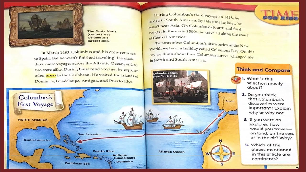 Columbus Explores New Land - YouTube