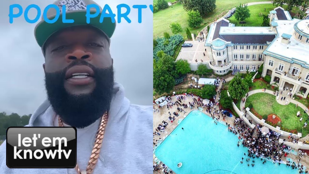 Rick Ross All Iced Out Announcing A Pool Party On July 2nd After A ...