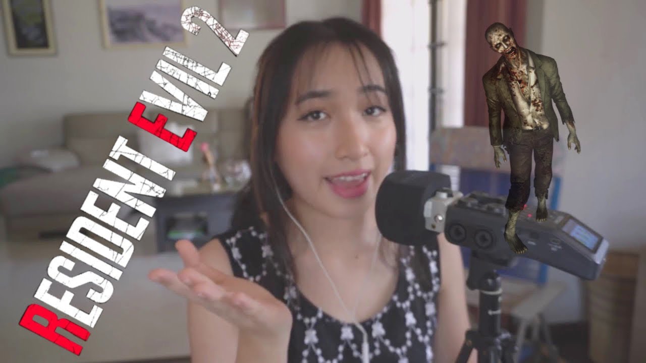 ASMR playing a HORROR GAME to relax you (RE2)🧟‍♂️🧟‍♀️ - YouTube