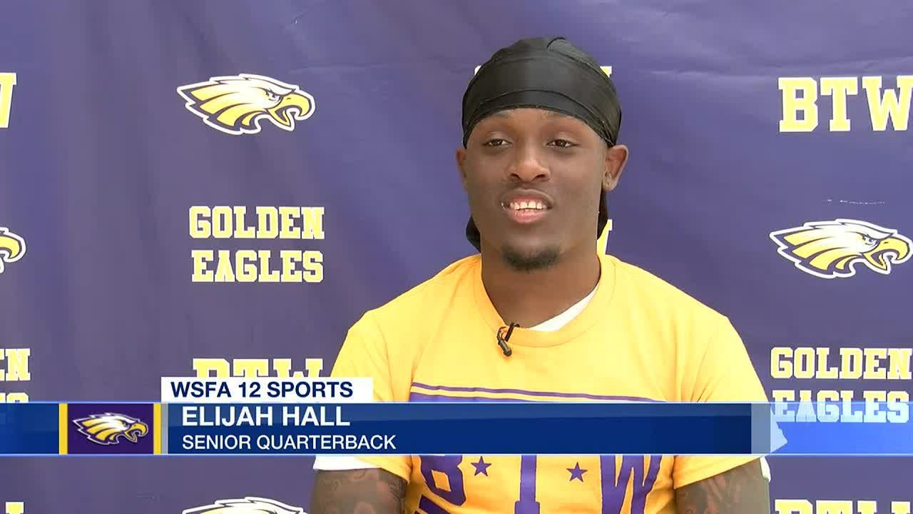 Elijah Hall talks recent Troy football commitment - YouTube