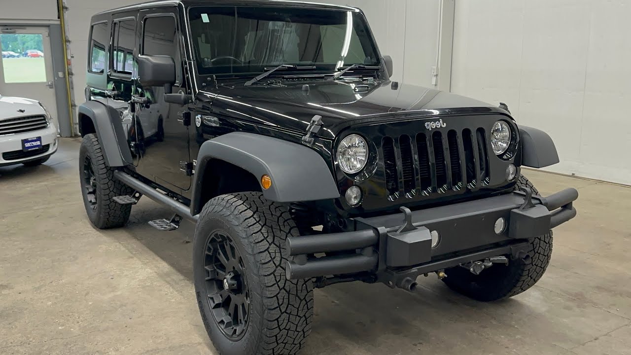 2014 Jeep Wrangler Unlimited Sport Extended Condition Video - YouTube