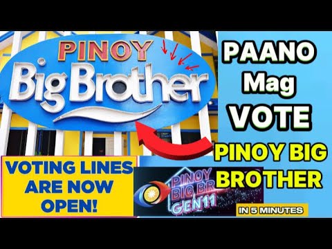 Paano mag vote sa PBB Gen11 2025 | How to vote PBB update | How to vote ...