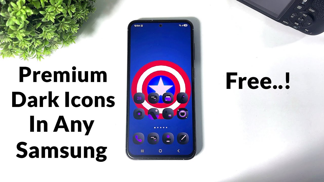 Hidden Premium Dark Icons For Any Samsung Phone 🔥 - YouTube