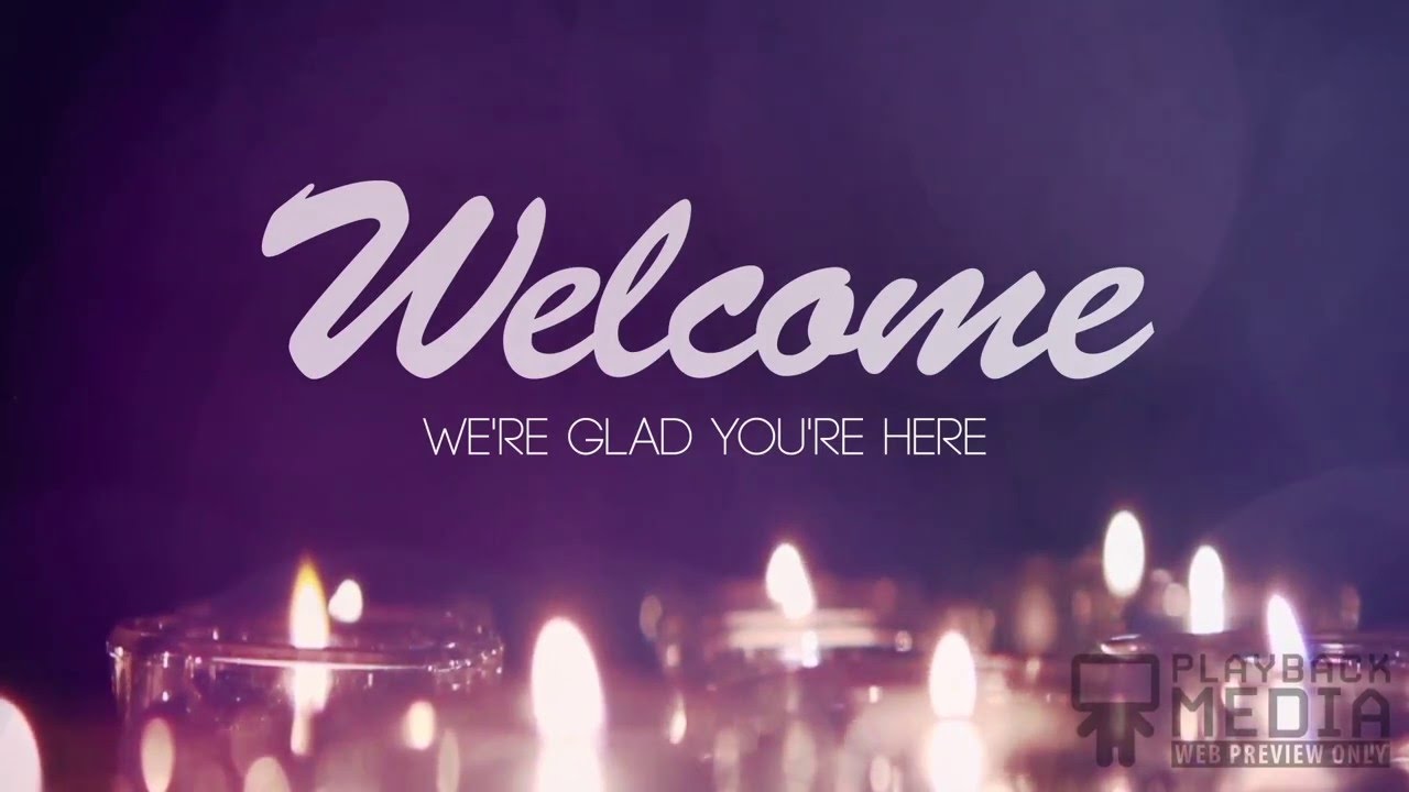 Advent Candles Welcome Motion - YouTube