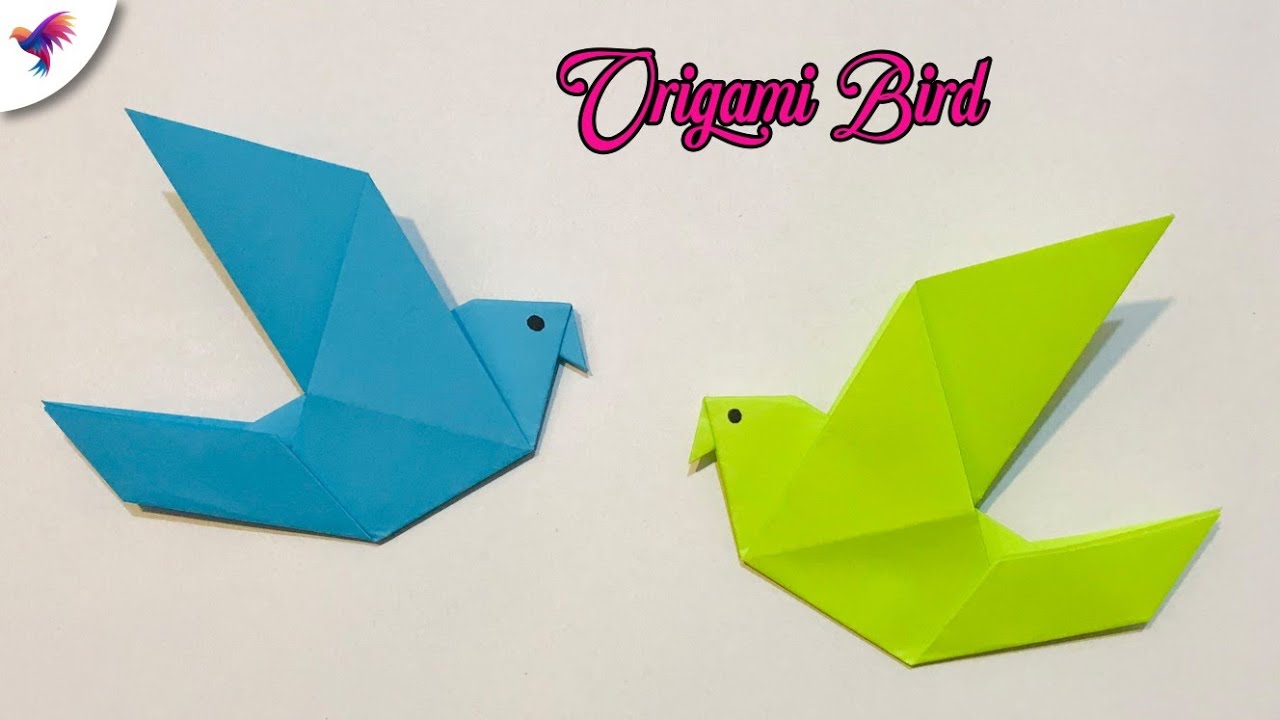 How to Make an Easy Origami Flying Bird | Origami Bird Tutorial - YouTube