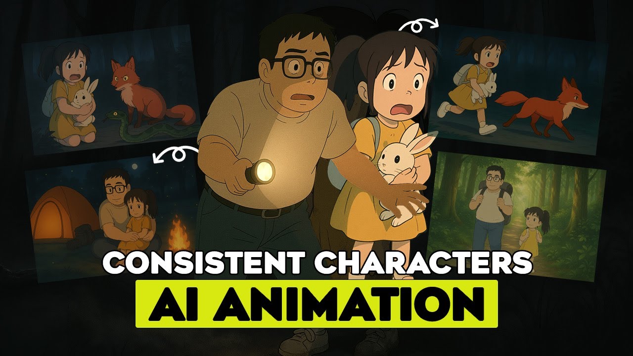 Easy Steps to Create Animated Stories With Consistent Characters! - YouTube