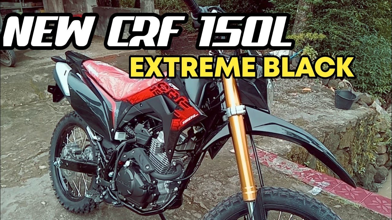 REVIEW NEW CRF 150L 2022 "EXTREME BLACK" - YouTube