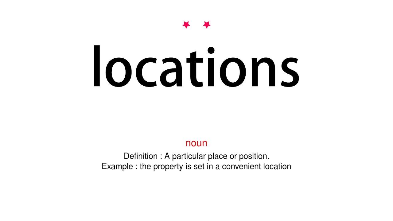How to pronounce locations - Vocab Today - YouTube