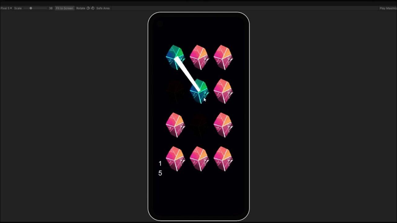 Diagonal Quest Devlog - unity newbie, making grids, diagonal lines with linerenderer - YouTube
