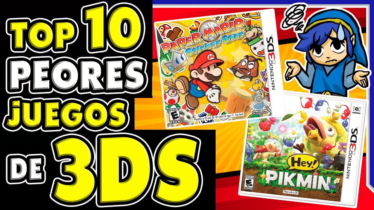 Top 10: Los Peores Juegos de Nintendo 3DS [Mundo N Íntimo #45] - YouTube