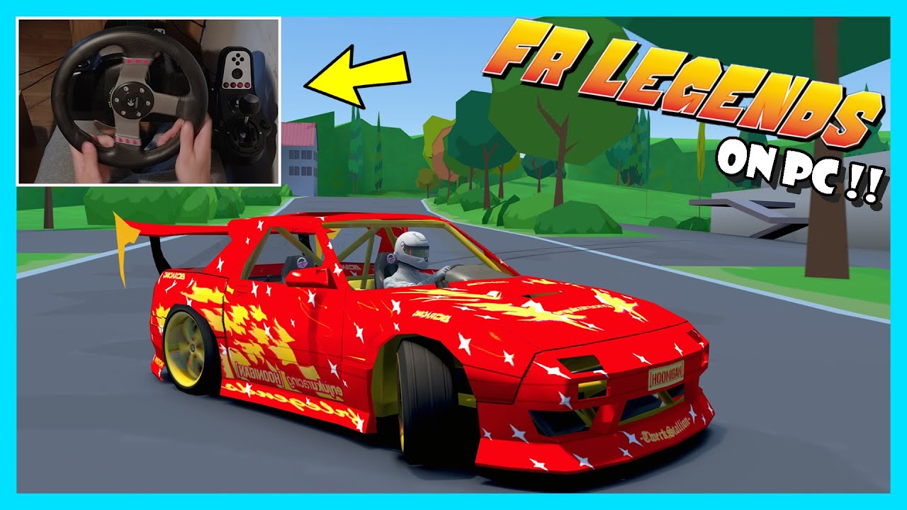Playing FR LEGENDS on PC with a STEERING WHEEL !! - YouTube
