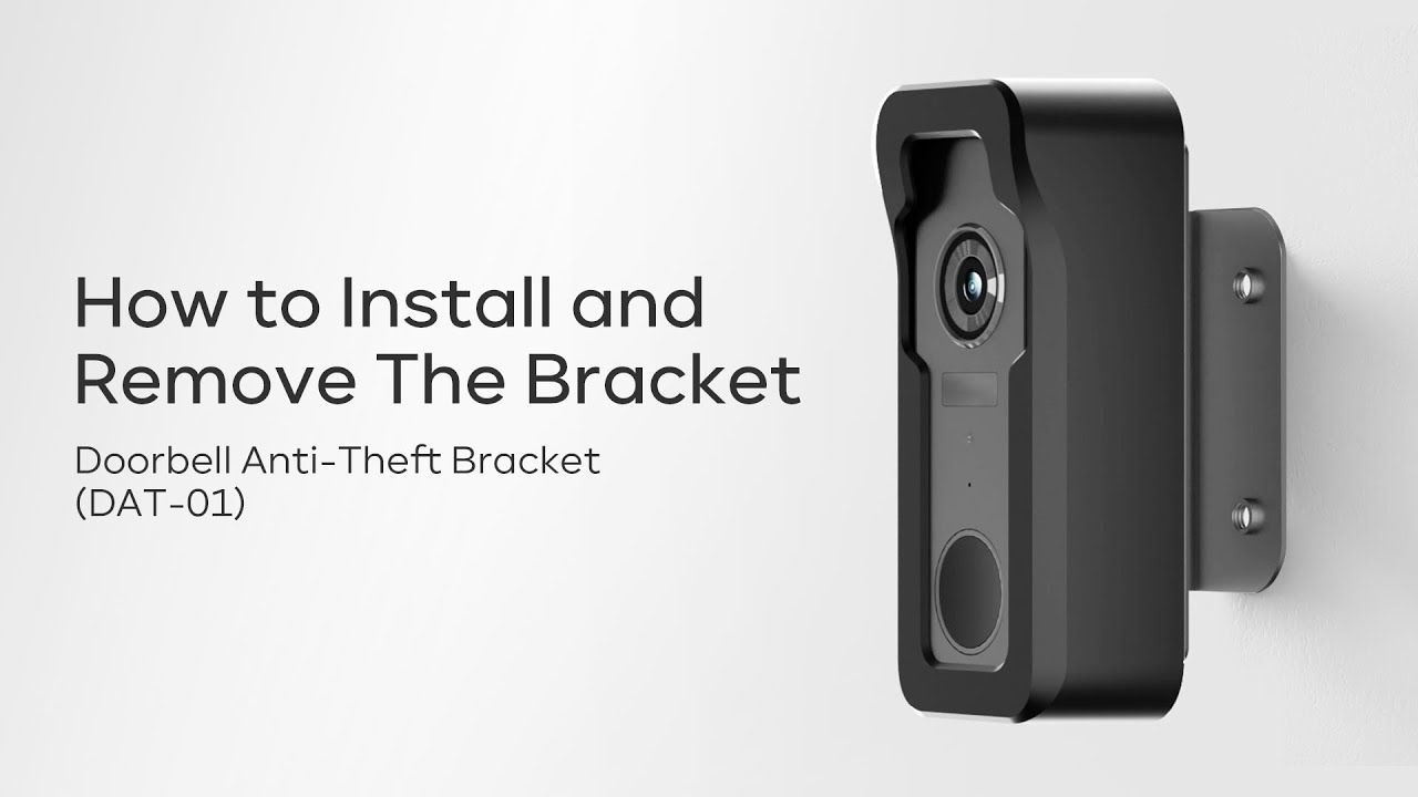 How to Install and Remove the Doorbell Anti-theft Bracket - YouTube