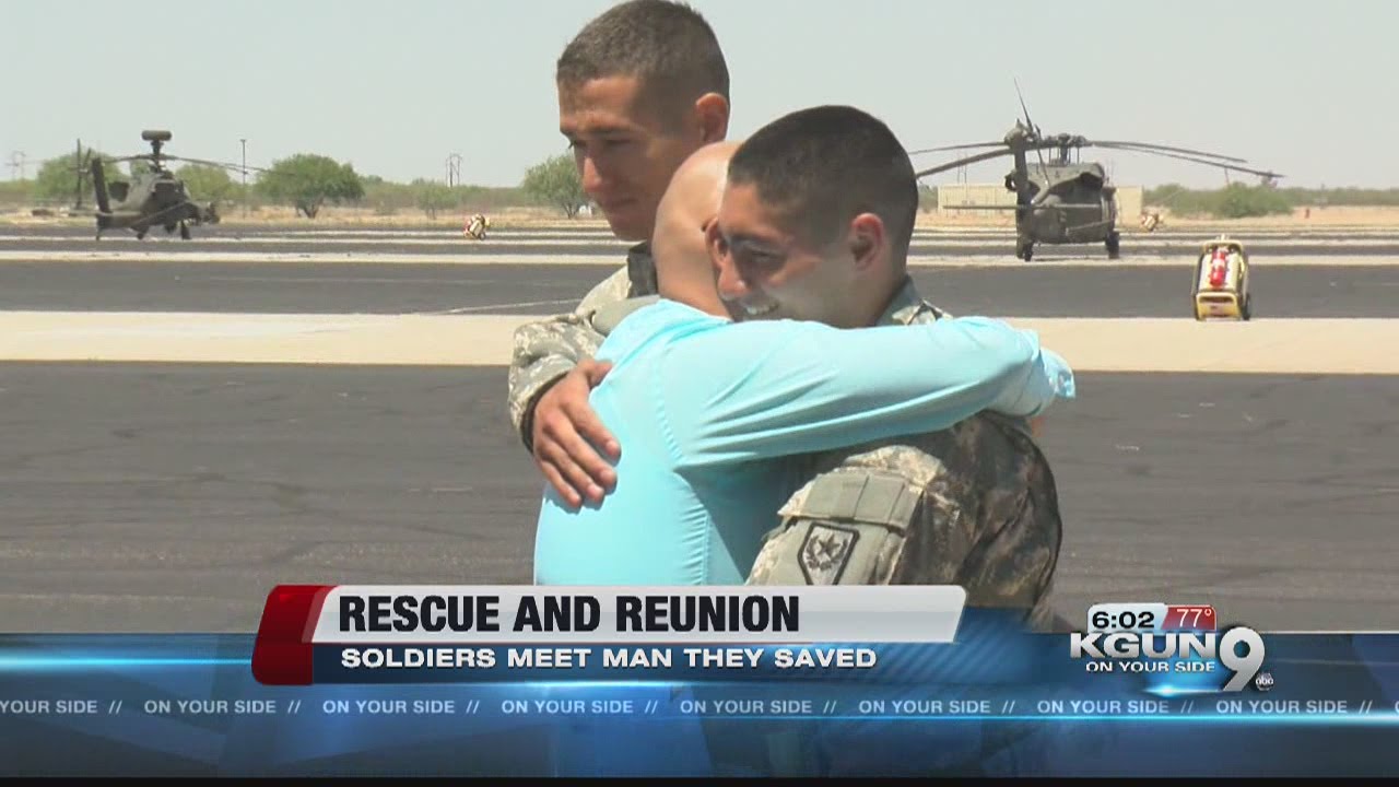 Man Meets Soldiers Who Saved His Life Youtube