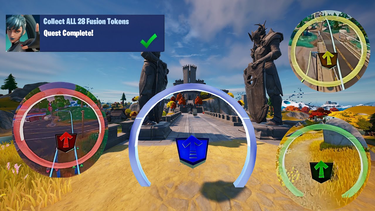 Fortnite - Collect Fusion Token ALL 28 Token Locations (Captain Hypatia ...