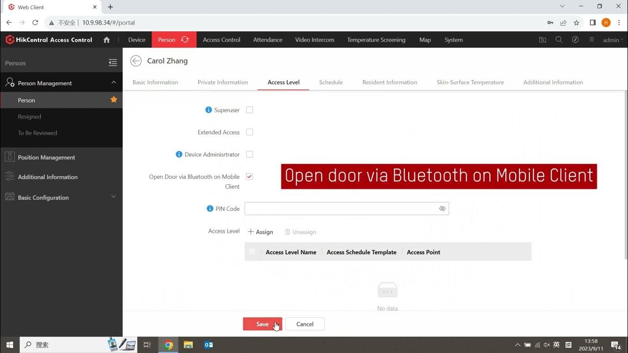 How to Configure and Apply 'Open Door via Bluetooth' on HikCentral Access Control Web Client ...