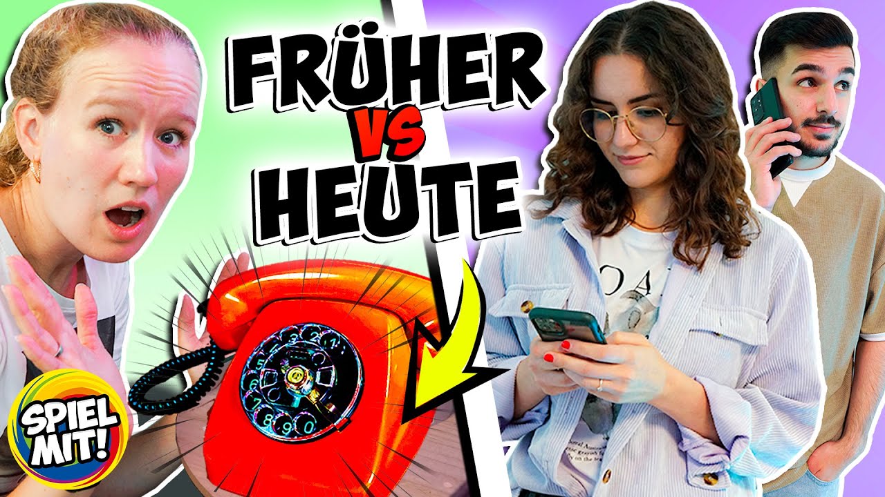 TECHNIK FRÜHER VS HEUTE Handys, Telefone, Internet - damals und heute ...