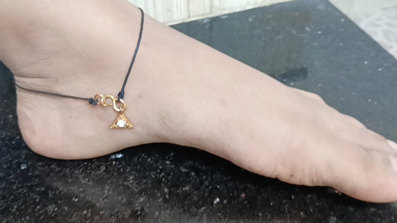 simple anklet making in 5 minutes #anklets #ankletmaking #easyandquick ...