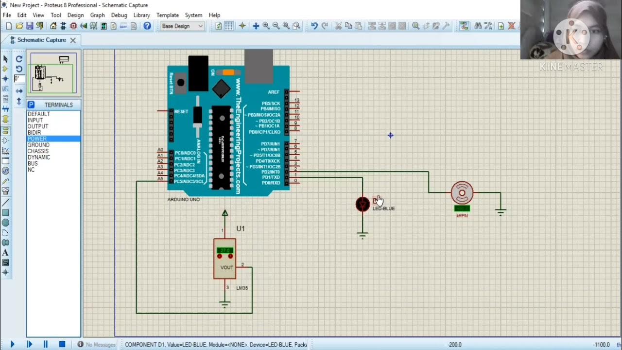 Sensor Suhu Ruangan Menggunakan Aplikasi Proteus dan Arduino IDE - YouTube