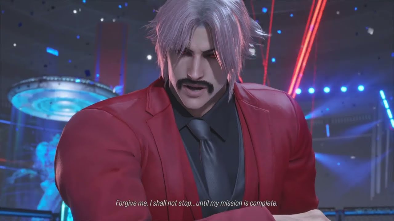 Tekken 8 Claudio-Rugal cosplay classic Arcade ladder to boss Angel Jin ...