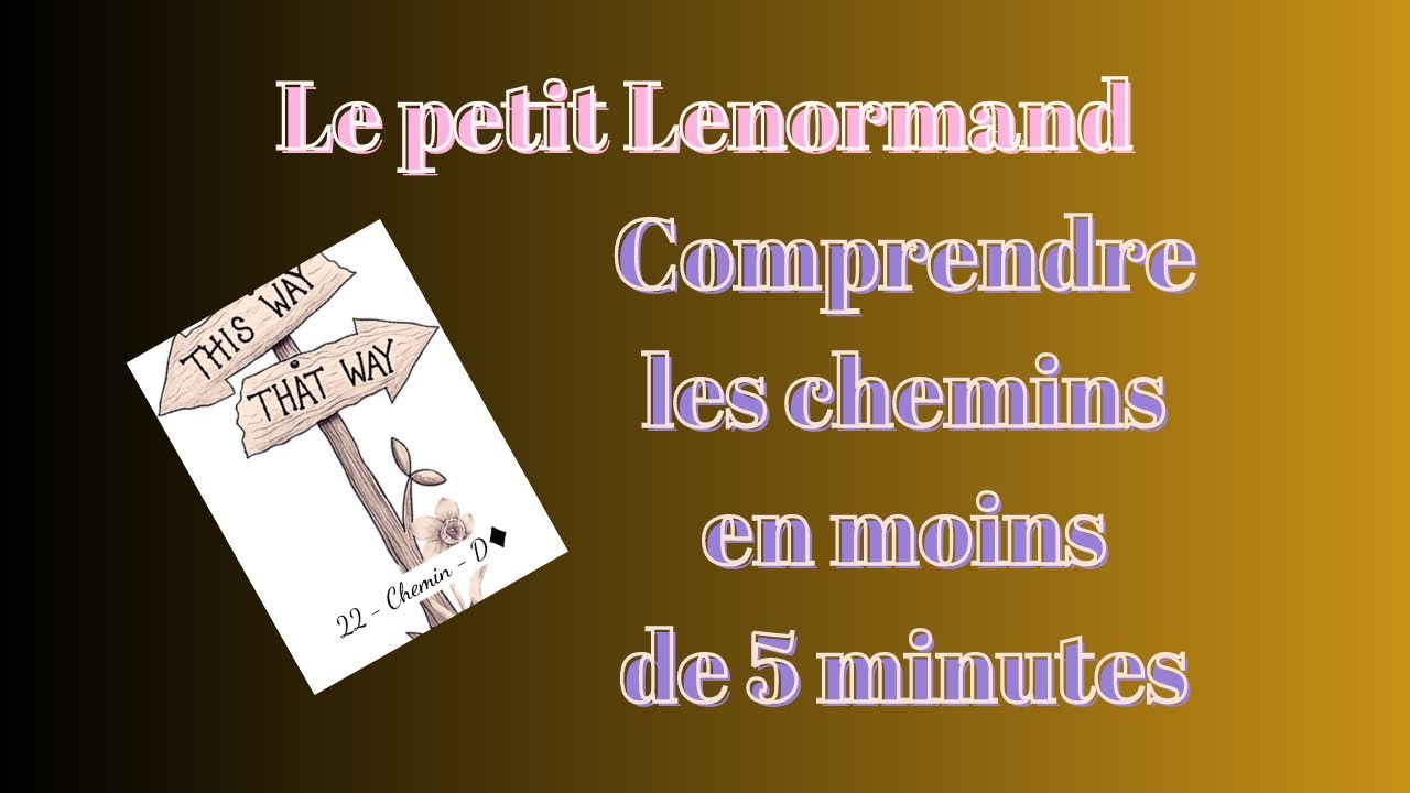 Comment apprendre la carte "Chemins" en moins de cinq minutes? - YouTube