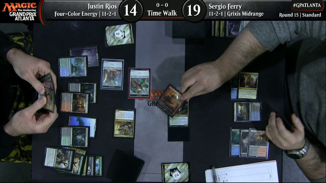 Magic the Gathering Grand Prix Atlanta 2017 Round 15 TimeWalk - YouTube