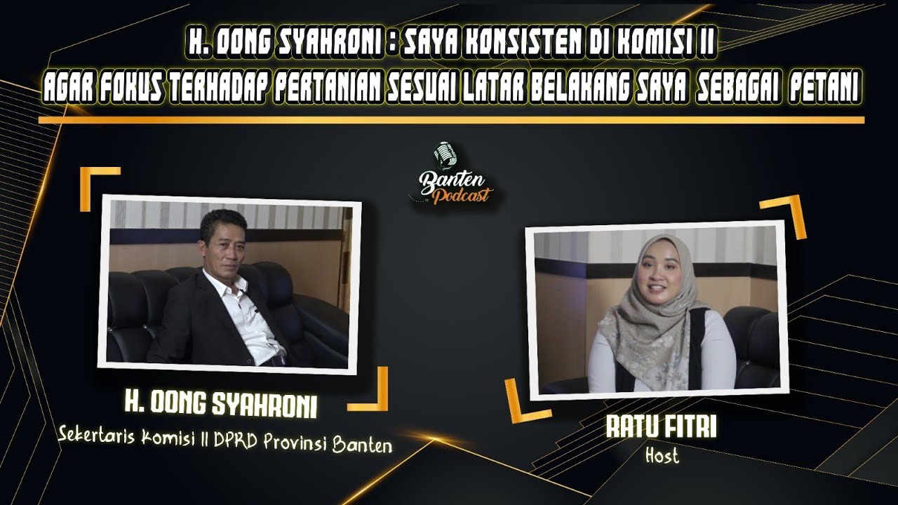 Oong Syahroni : Saya Konsisten di Komisi II, Agar Bisa ini !!!!! - YouTube