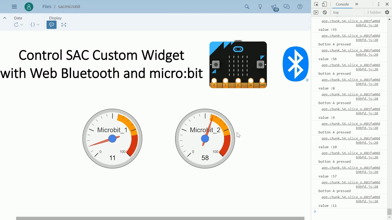 SAP Analytics Cloud Google Gauge Custom Widget - YouTube