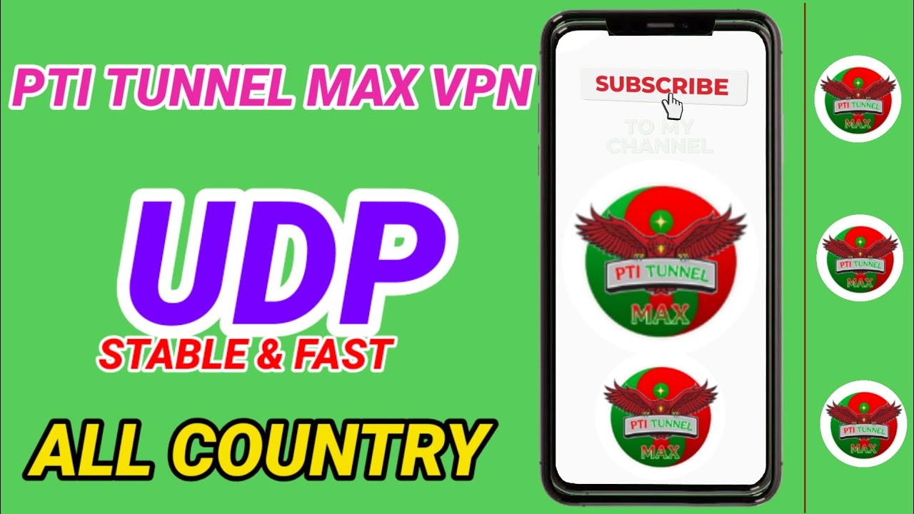 How To Setup PTI TUNNEL MAX VPN with UDP all country settings for ...