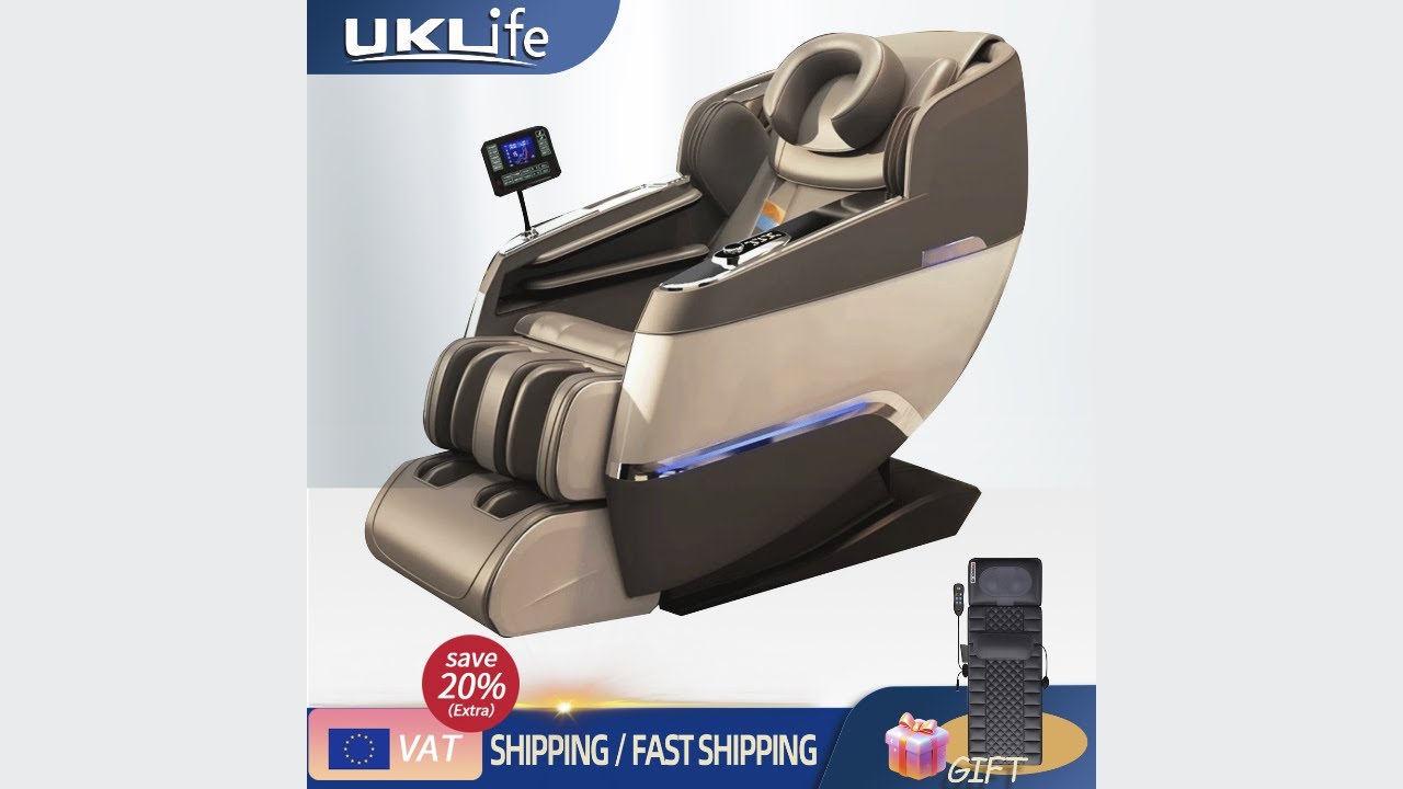 Review Full Body 4D Airbag Massage Chair 3 Year Warranty Zero Gravity ...